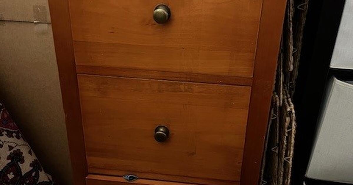Filing Cabinet- wood Shaker style for $20 in Sydney, NSW | For Sale ...